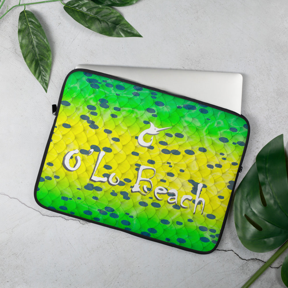 Laptop Sleeve Mahi Mahi Scales – O'Lo Beach